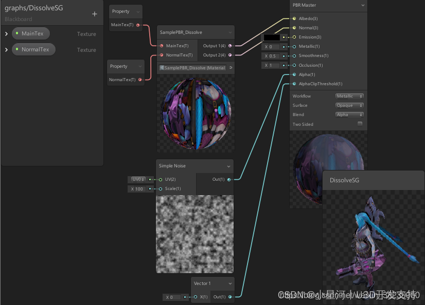 小功能⭐️unity2018 Shader Graph——全息影像、物体消融 技术专栏 Unity官方开发者社区